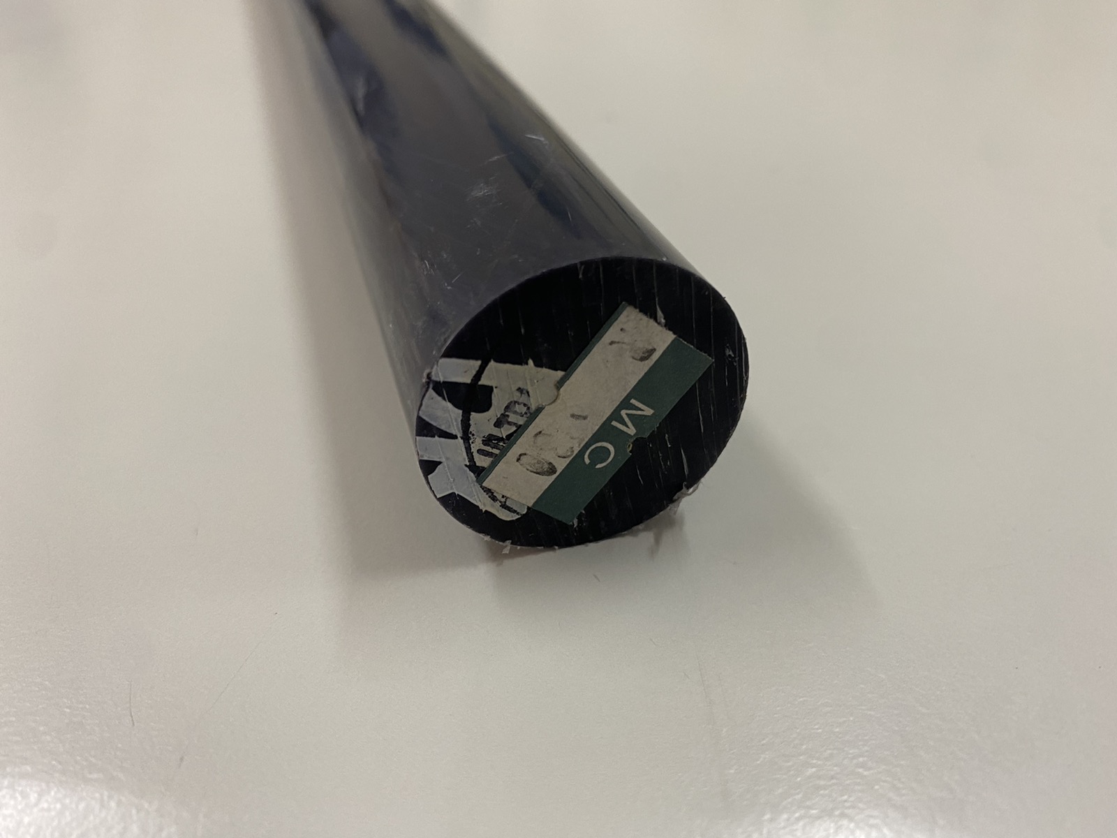 ERTALON® 66 SA 30mm diameter x 100mm L Nylon 66SA Black Rod Good ...