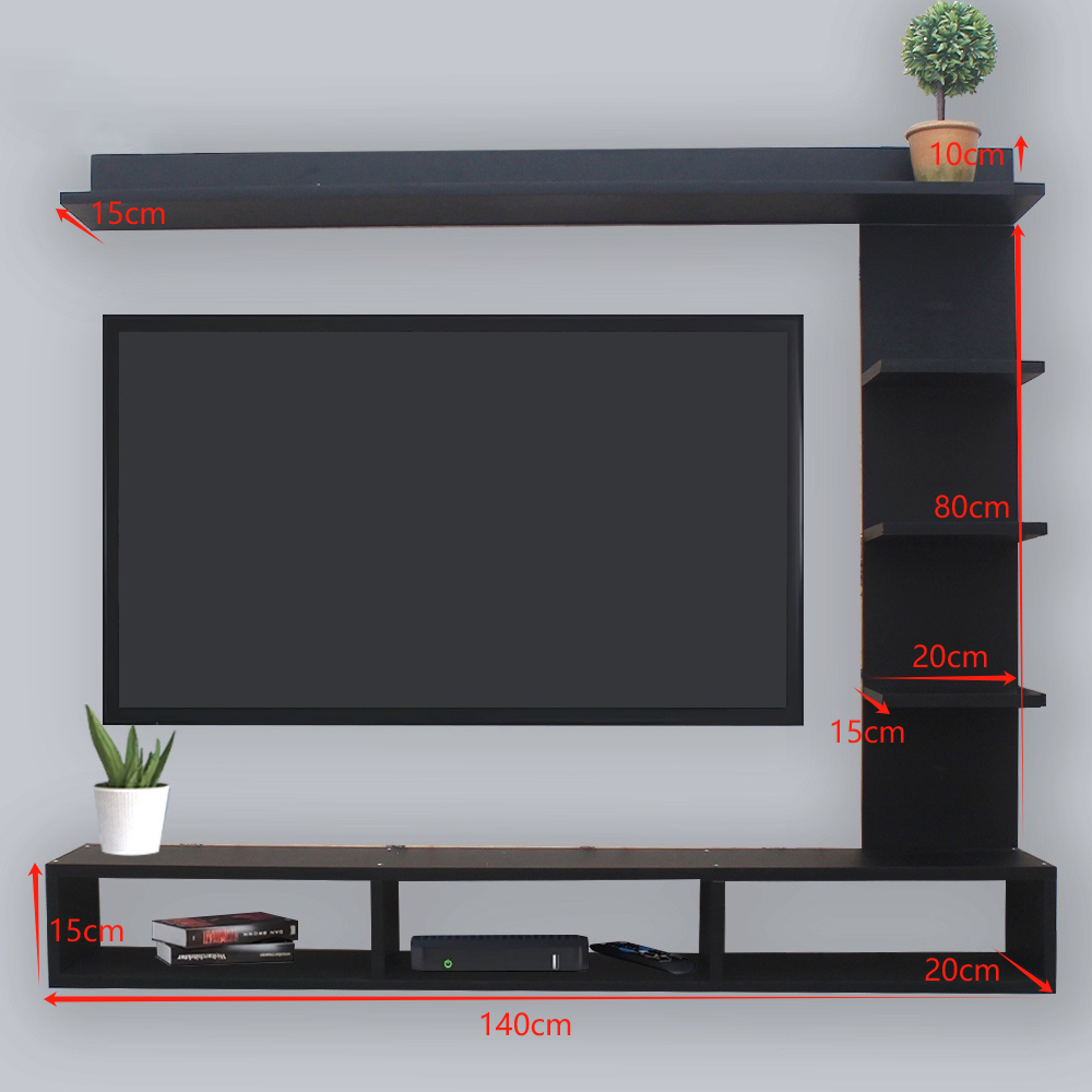 Wall TV cabinet TV rack set wall mounted TV rack (42-50 inches) | Lazada PH