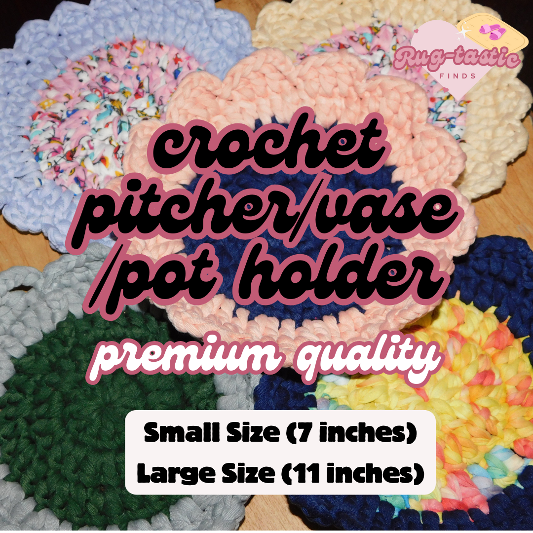 PREMIUM Quality Crochet (Flower-like) Pitcher/Vase/Pot Holder | Lazada PH
