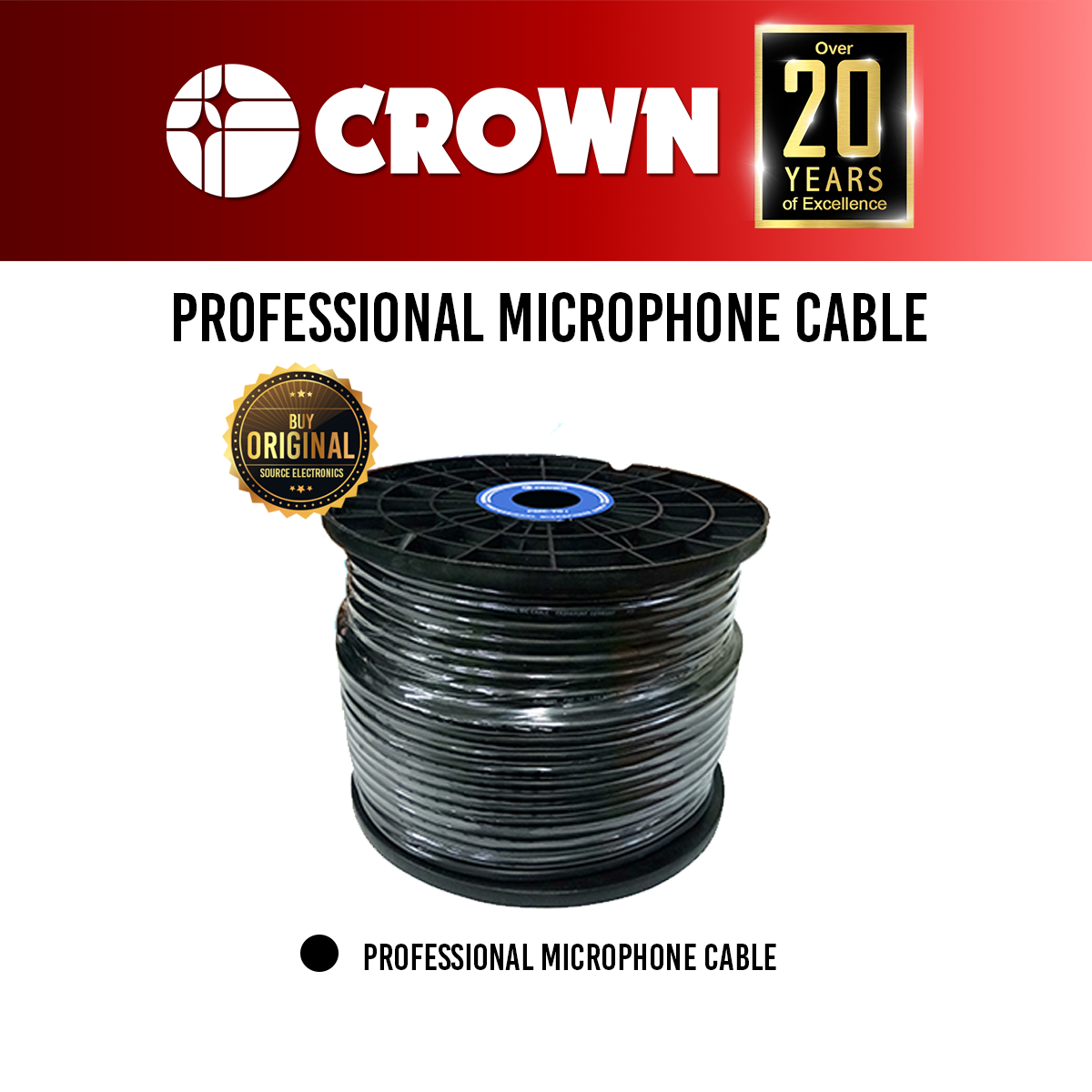 Crown PMC-701 Professional Microphone Cable | Lazada PH