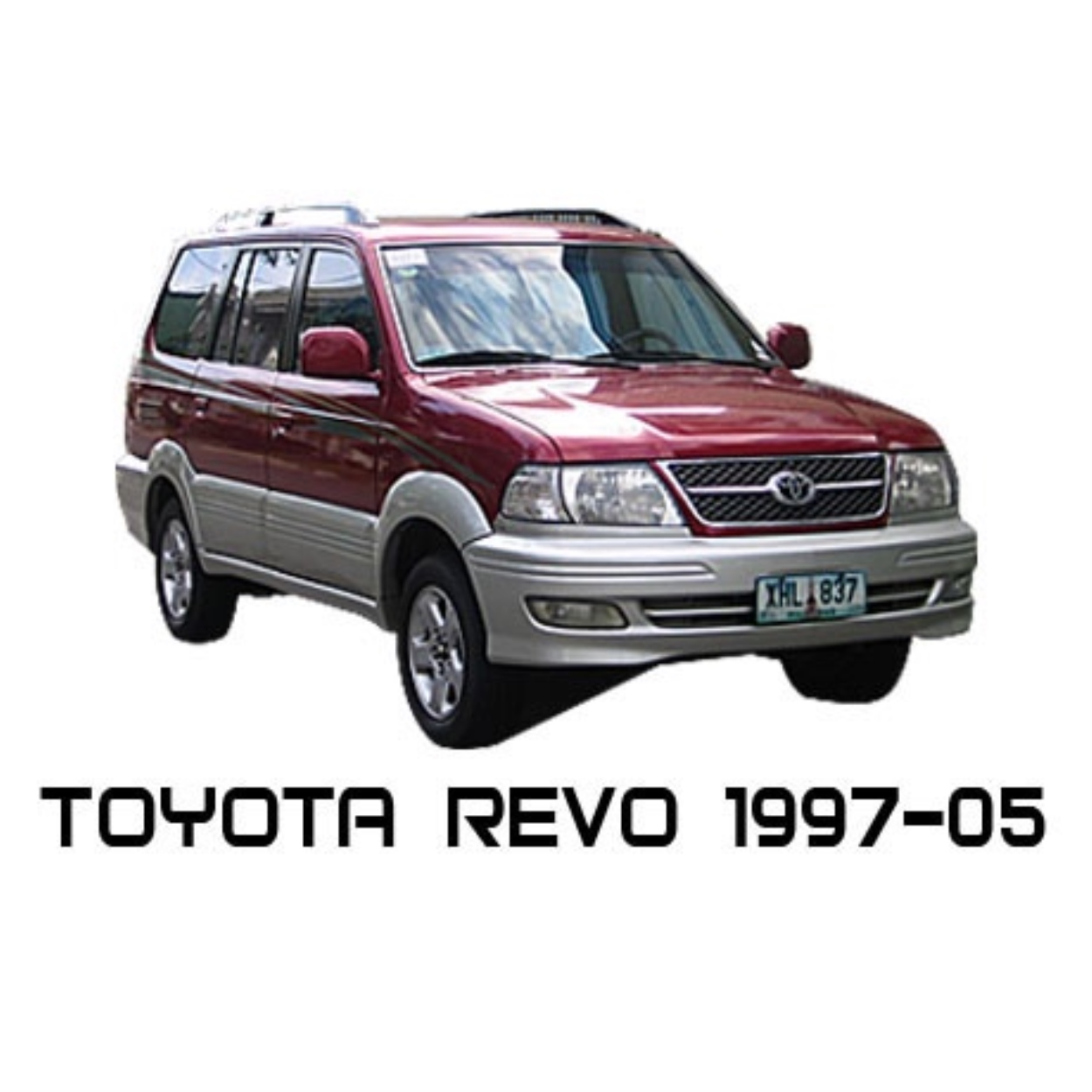 Toyota Revo 1997 up to 2005 ( Rain Guard or Window Visor 1998 1999 2000 ...