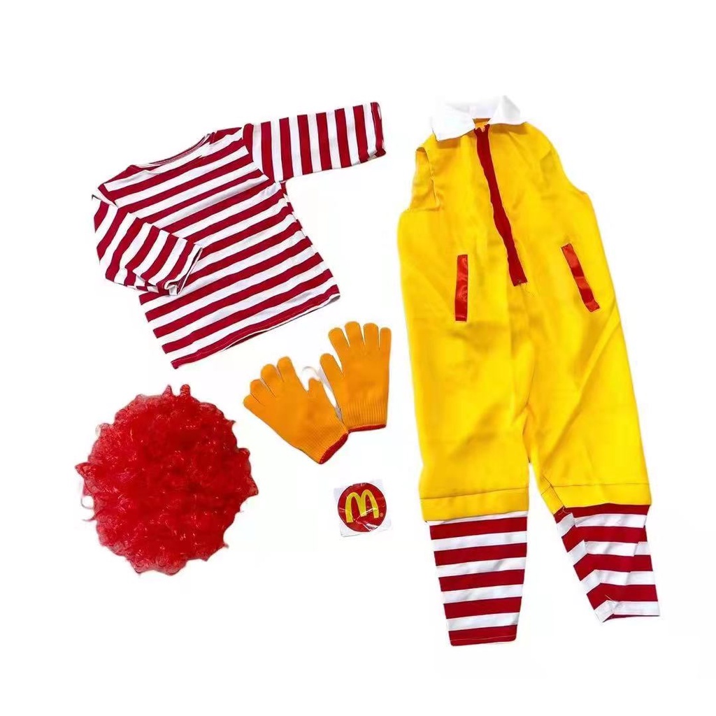 New McDonald Performance Costume Halloween cosplay Joker M Kee Mcdonald ...