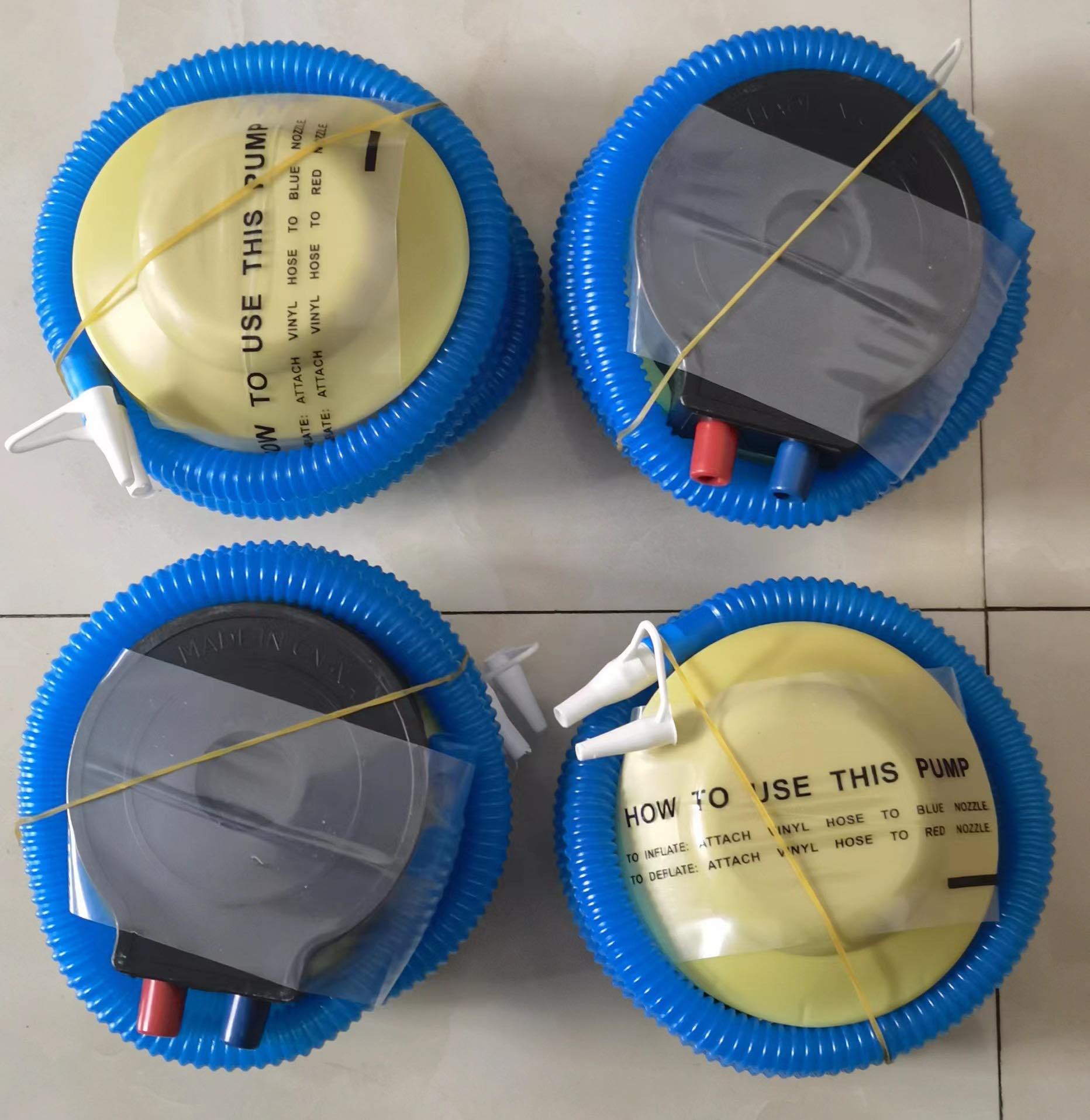 Multi-purpose portable foot inflatable pump swimming ring inflator ...