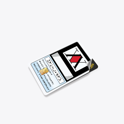 SKIN IT : Hunter X Hunter License Card Skins (Stickers For ATM or Beep ...