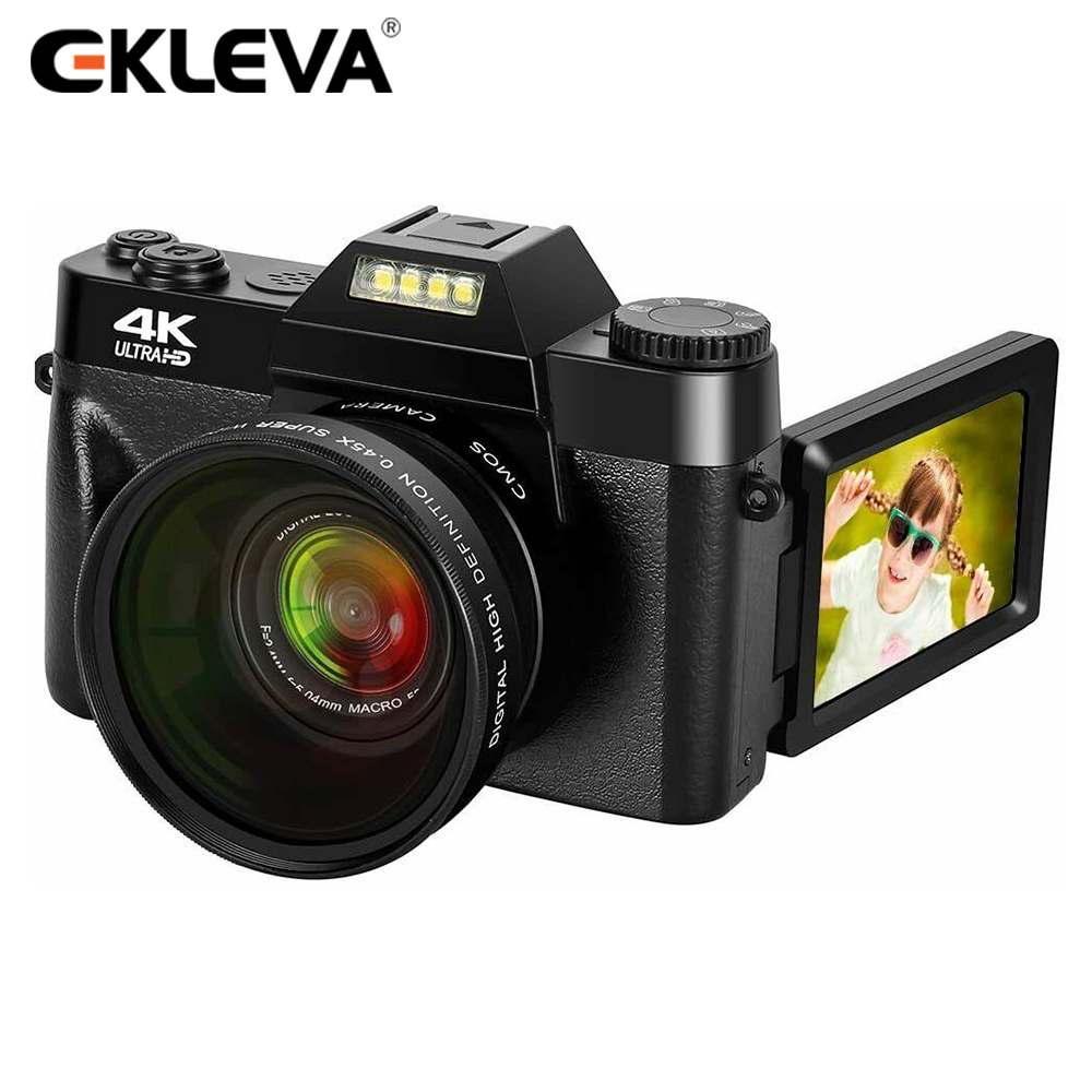 EKLEVA Digital Camera 48MP 4K Camera Vlogging Camera for YouTube 30FPS ...