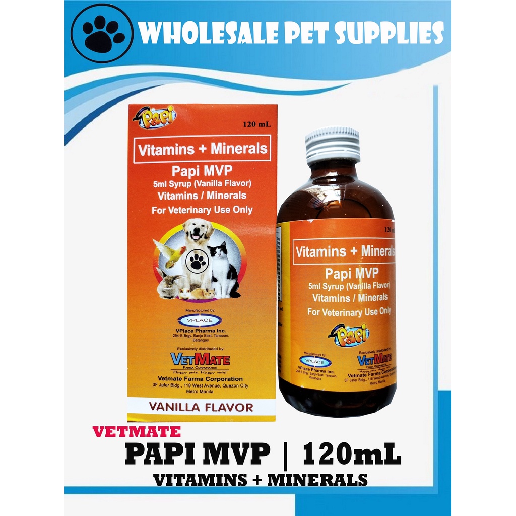 ♩PAPI MVP (Vitamins + Minerals) 120ml♩ | Lazada PH