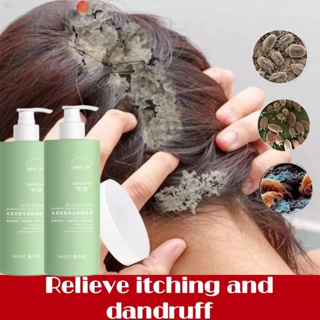 Sea Salt Anti-Dandruff Shampoo Deep cleaning get rid of dandruff anti ...