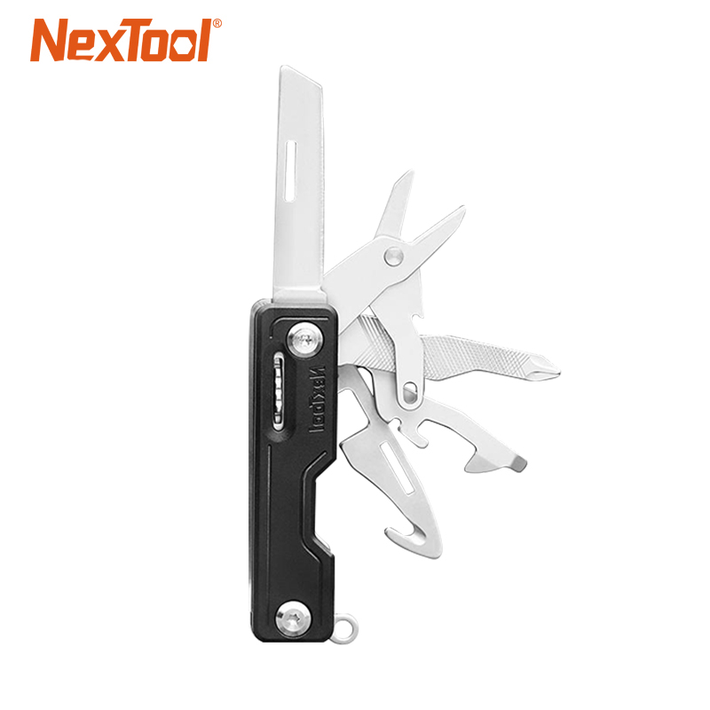 Xiaomi NexTool Multifunctional Pocket Knife 10-in-1 Portable Swiss Army Knife Stainless Steel ...