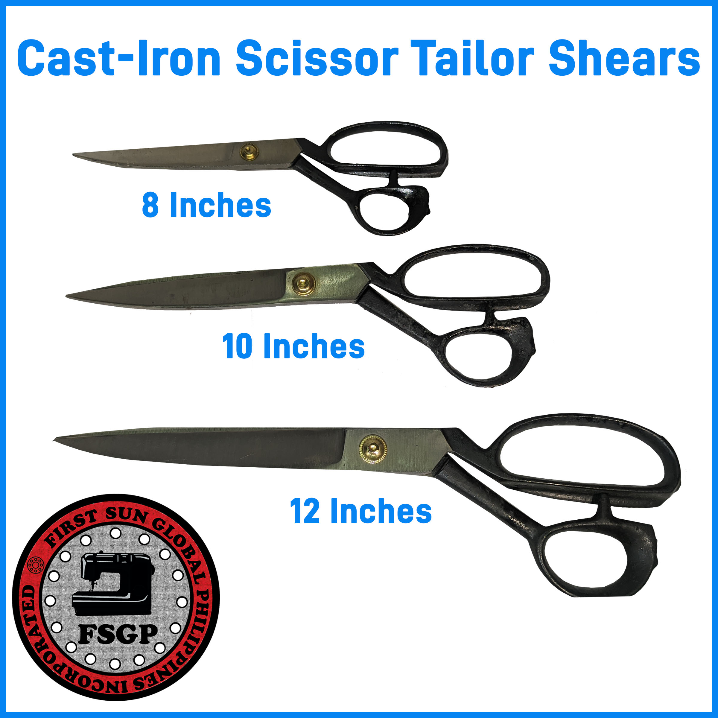 Stainless Cloth fabric Cutting Cutter Tailor Stainless Scissors Shear 8 ...