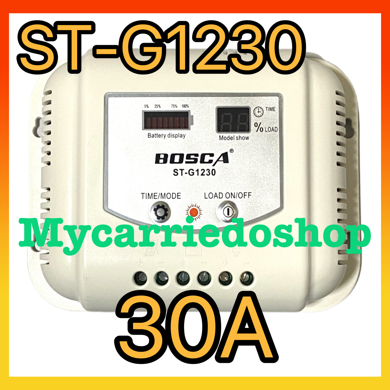 Bosca ST-G1230 30A 12V/24V Solar Charger Automatic Protection ...