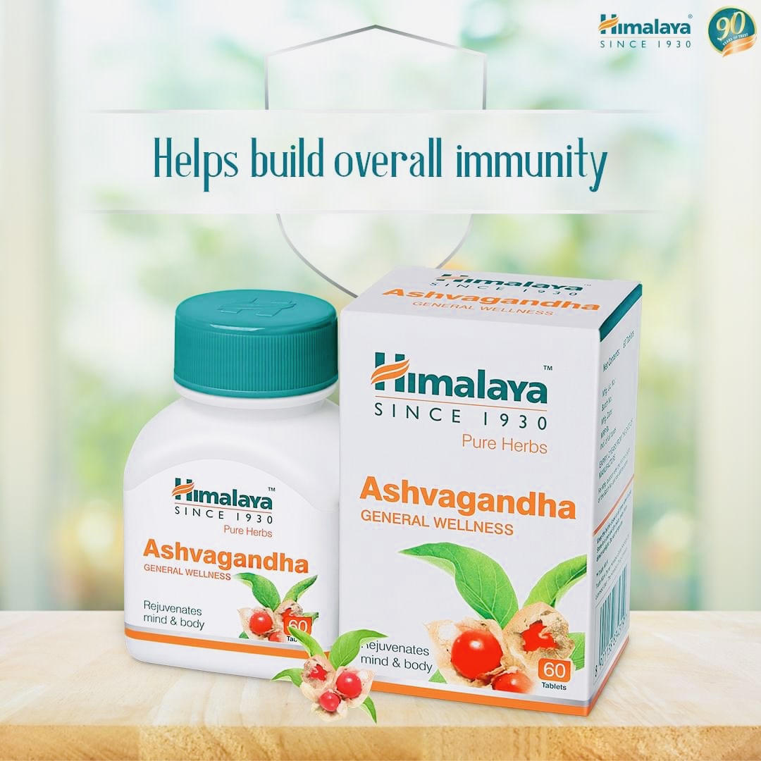 Himalaya Ashvagandha General Wellness Builds Immunity 60 Tabs | Lazada PH