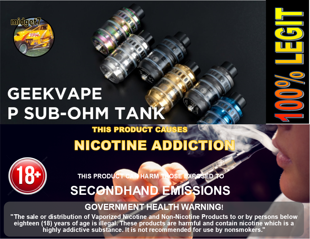 Geekvape P Sub Ohm Tank Atomizer | Lazada PH