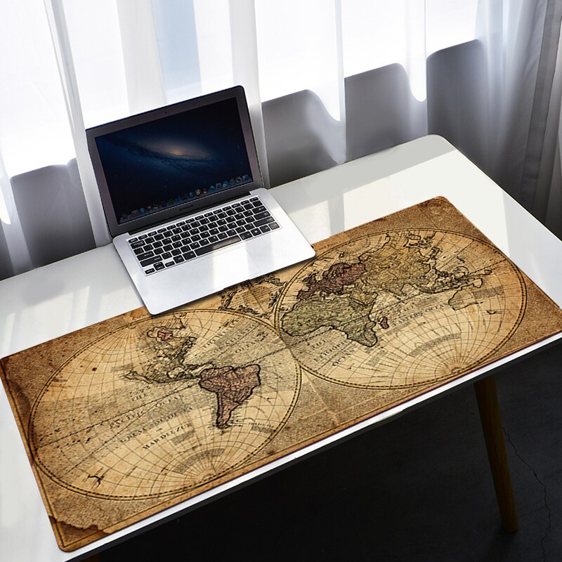 Gaming Keyboard Pad World Map for Mouse and Keyboard Carpet Mouse ...