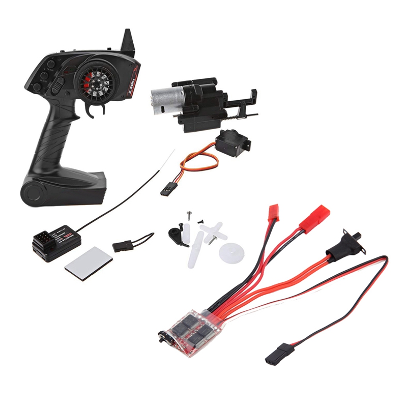 for WPL B1 C24 1/16 4WD 3CH Radio Transmitter and Speed Change Gear Box ...