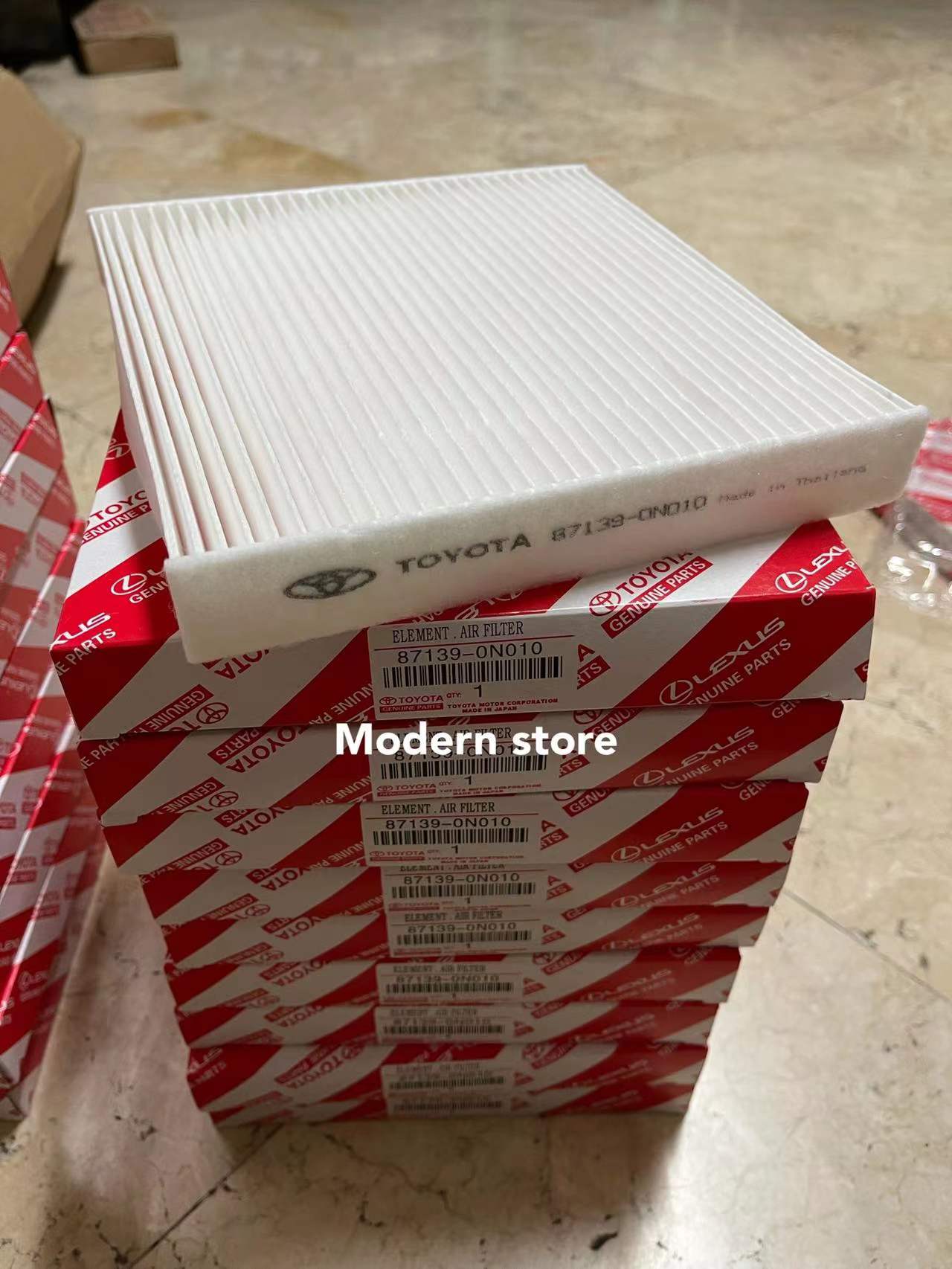 Toyota cabin filter 87139-0N010 air filter for vios innova fortuner ...