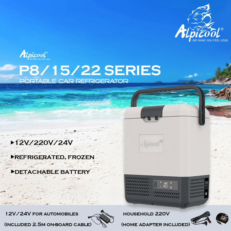 Alpicool P Series Portable Fridge 12 Volt Car Refrigerator Freezer for ...