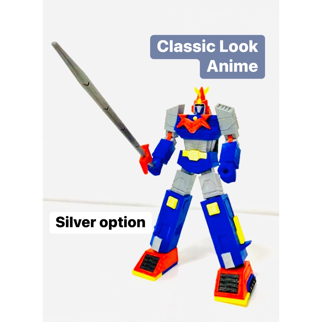 Voltes V CLASSIC or LEGACY look inspiration 8.5inches SAMPLE 3D PRINTED ...