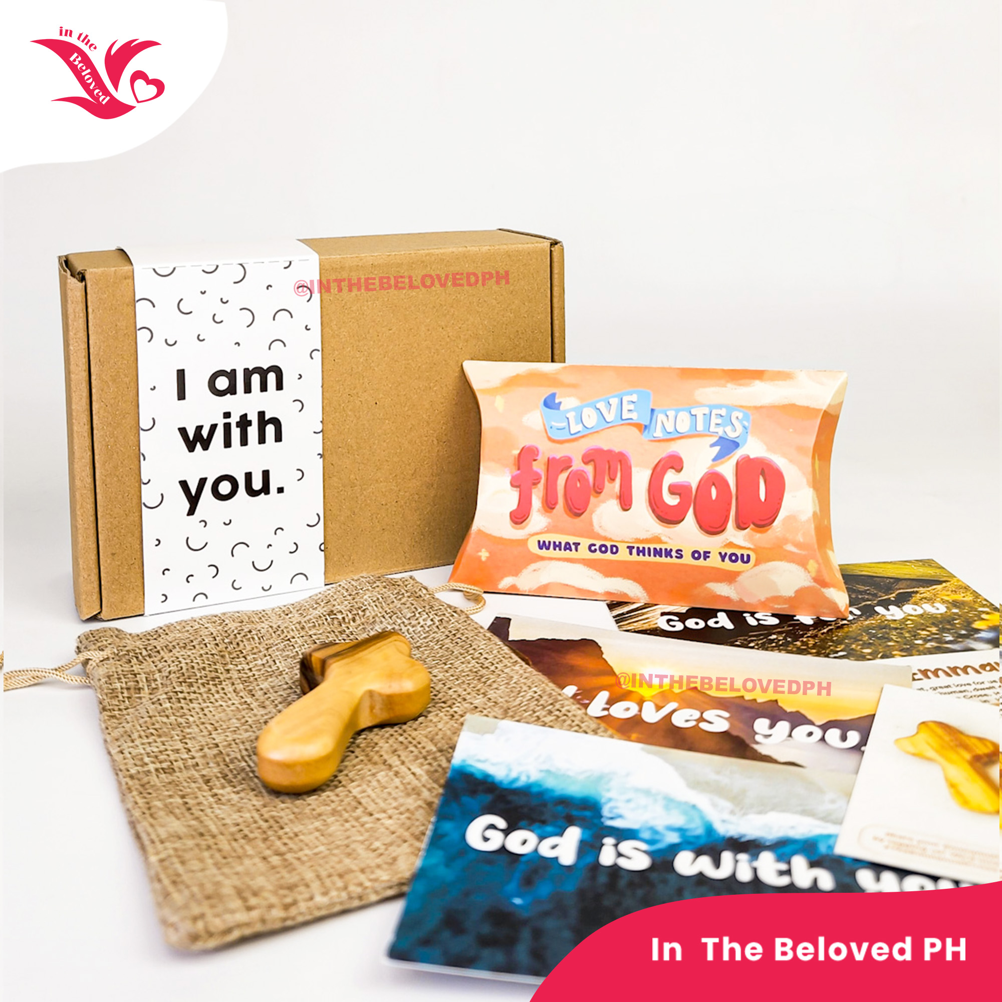 In The Beloved PH || Emmanuel Holding Cross gift box with bible verse ...