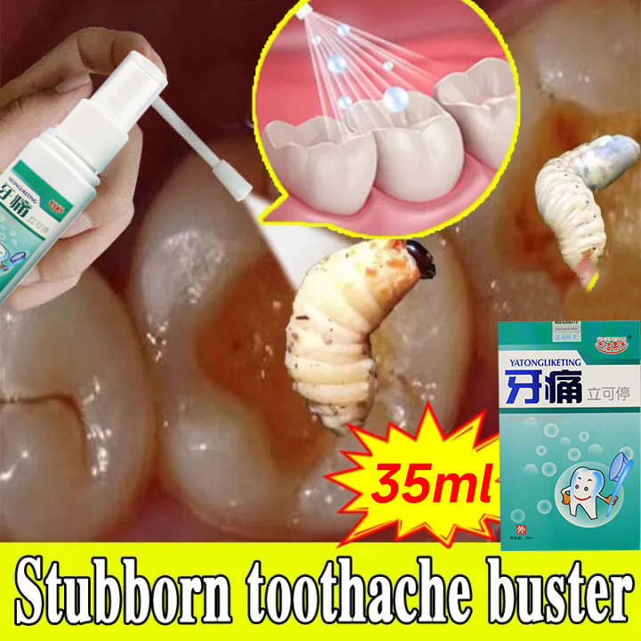 【3 Seconds Pain Relief】Toothache Spray 35ml Fast Pain Relief Plant ...