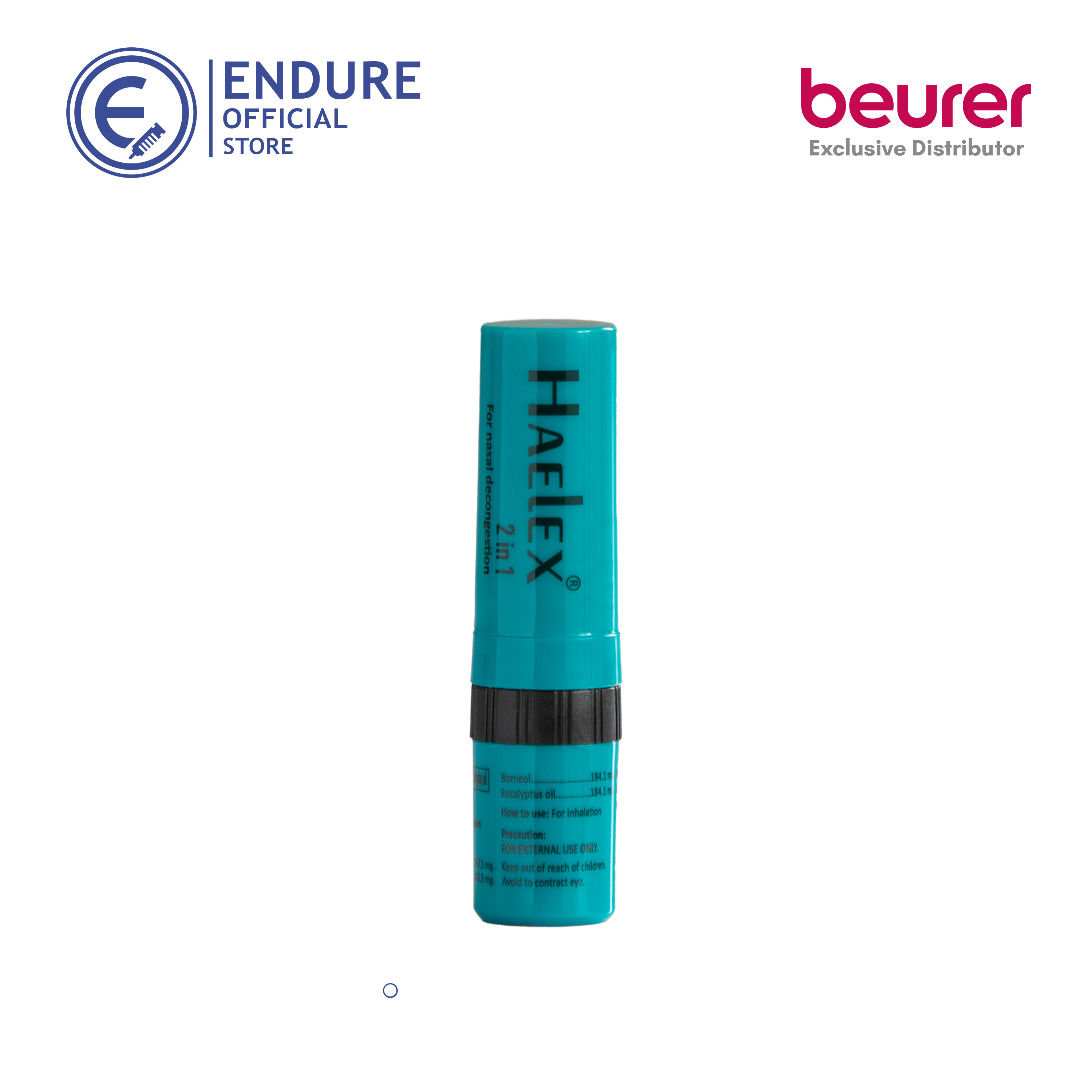 Haelex 2 in 1 Inhaler- Dynamic Duo of Menthol and Eucalyptus (For nasal decongestion) | Lazada PH