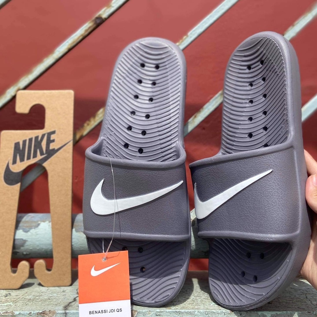 Nike Kawa Slide Grey White - Men's Slides | Lazada PH