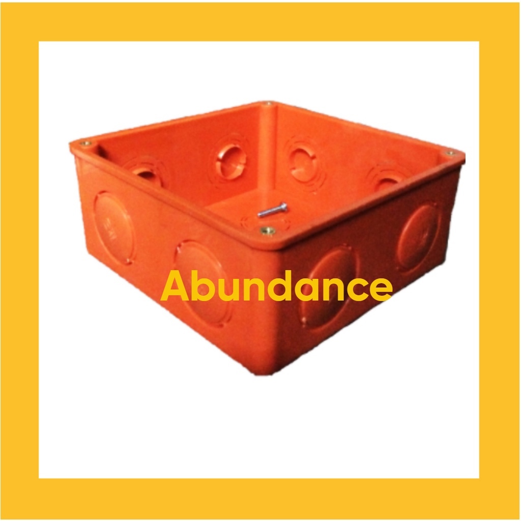 PVC SQUARE TYPE JUNCTION BOX 5 x 5 electrical junction box | Lazada PH