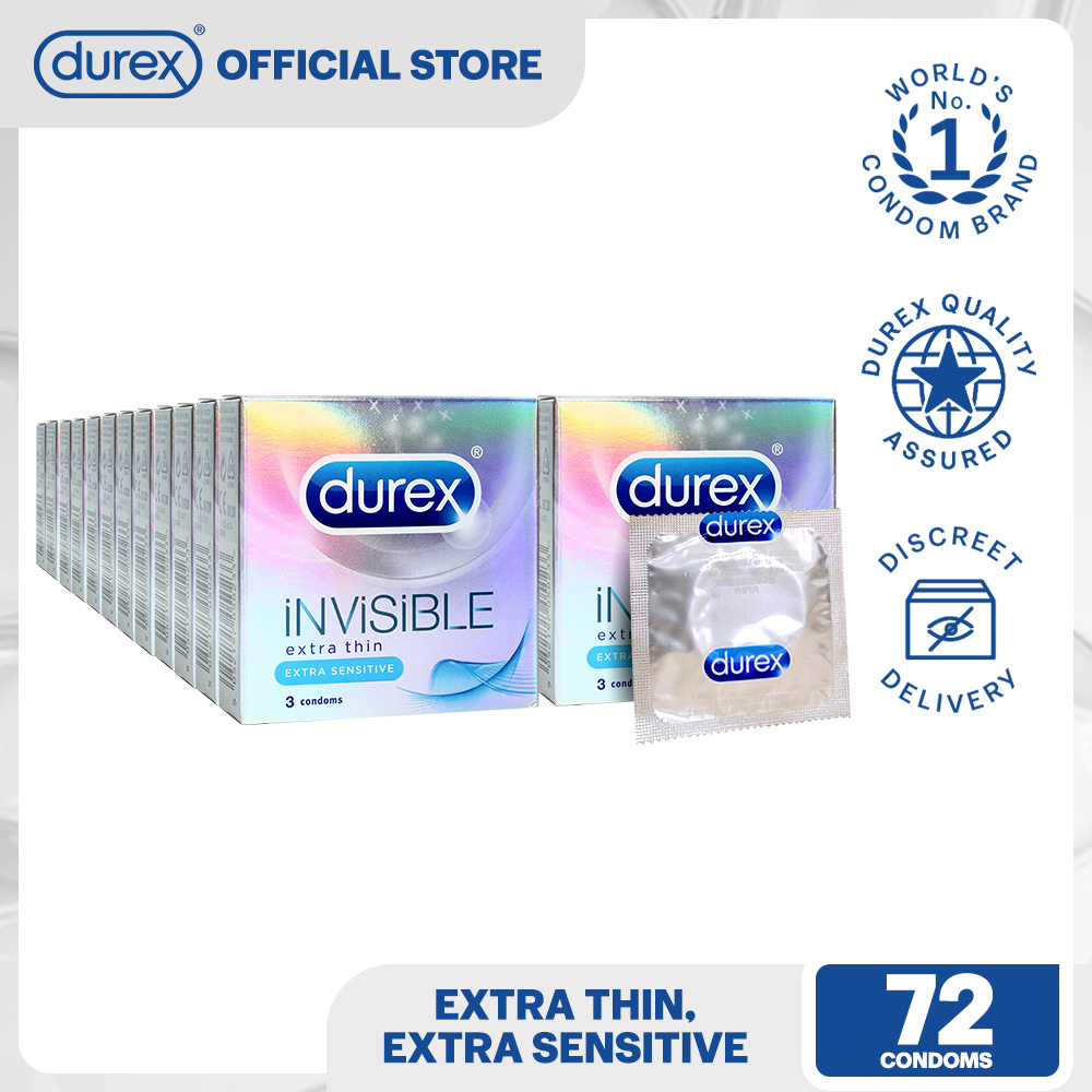 Durex Invisible Condoms Protection Pack of 3s (x24) | Lazada PH