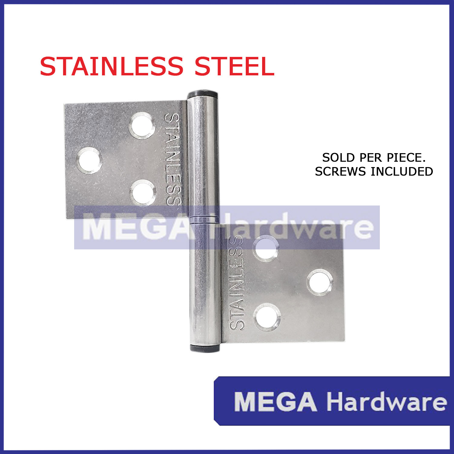 STAINLESS PVC Plastic Door Hinges / Bisagra / Flag Hinge (Butterfly ...