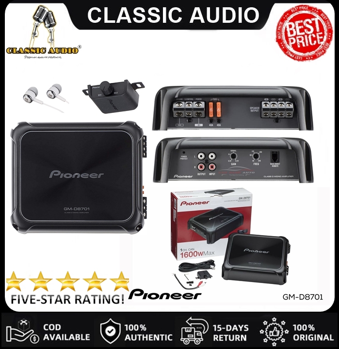 Classic Audio Pioneer GM-D8701 Class D mono amplifier (Original ...