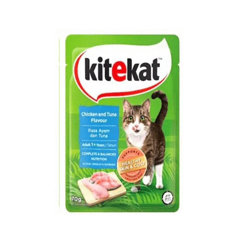 All Stages Adult Kitten 70g Kitekat Cat Wet Food Cats Snack Pouch ...