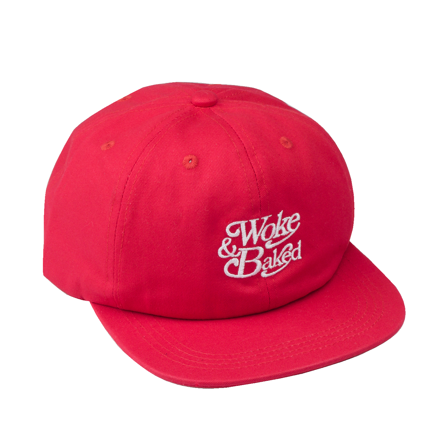 KUSH x MDSN WOKE & BAKED UNSTRUCTURED HAT (Red) | Lazada PH