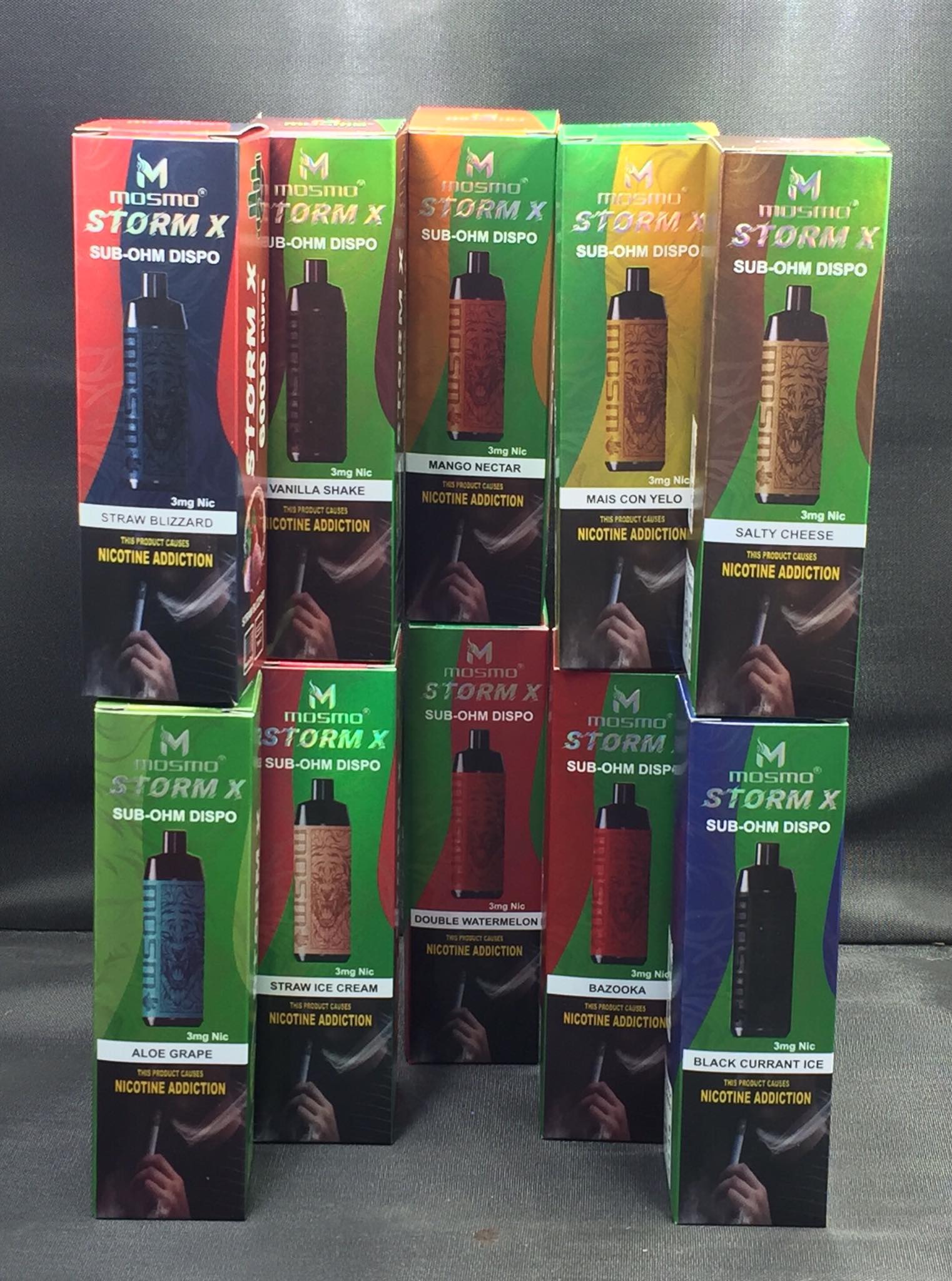 MOSMO STORM X SUB-OHM DISPOSABLE PODS 6KPUFFS | Lazada PH