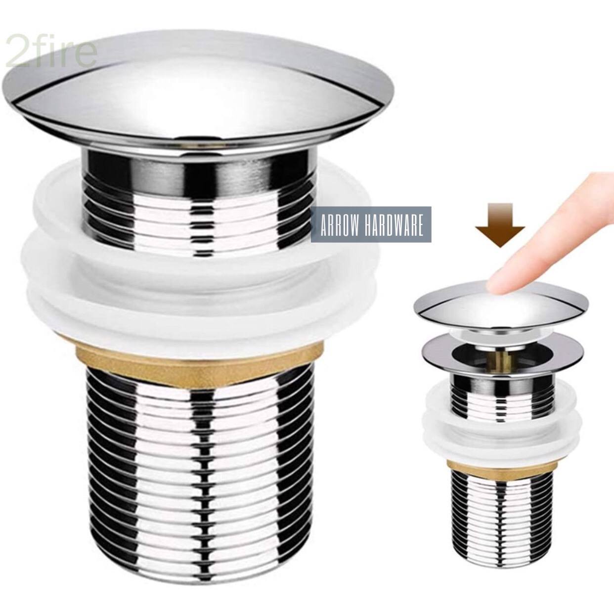 Wash Basin Drain Pop-Up Stopper Bathroom Sink Bounce Filter Lavatory ...