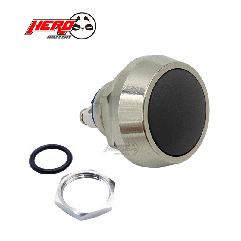 Push Button Momentary Passing Light Switch -Metal Waterproof 12mm Made ...