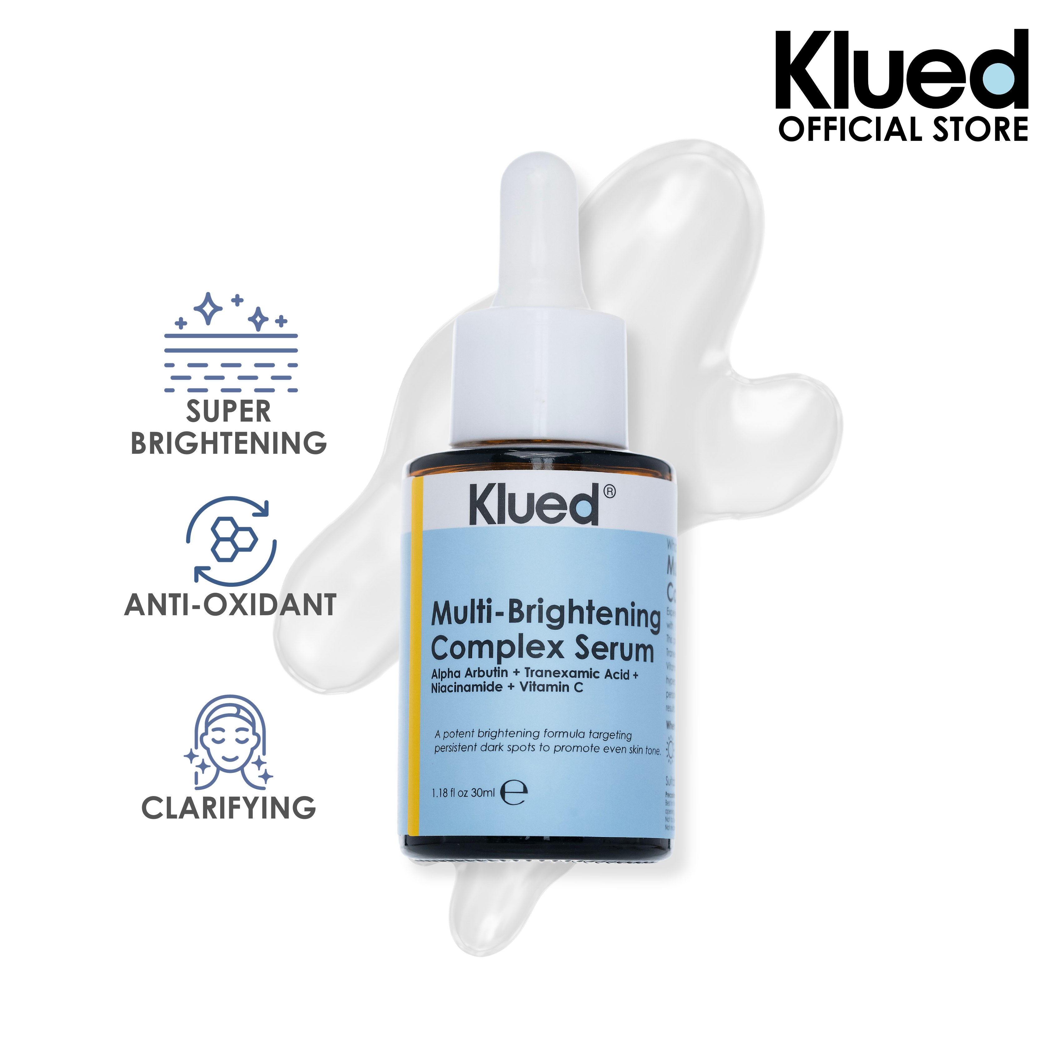 Klued - Multi-Brightening Complex Serum 30mL | Lazada PH
