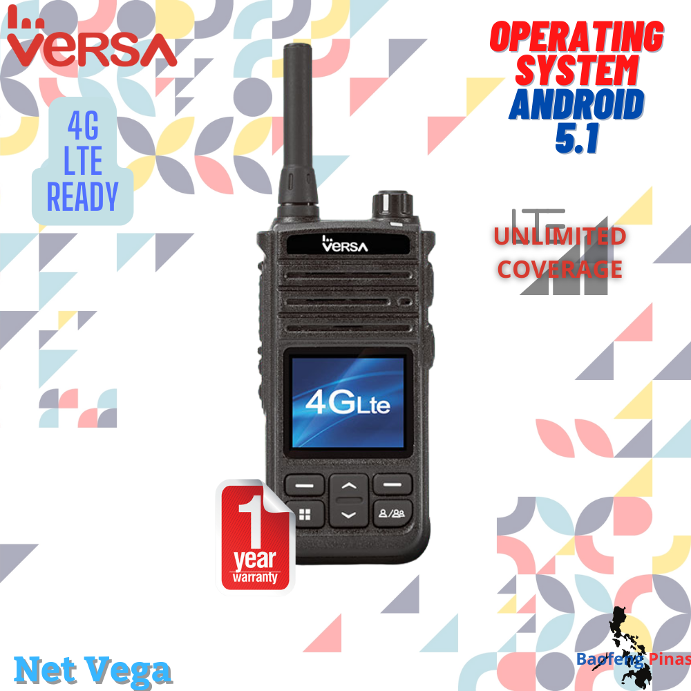 Versa Net Vega 4G LTE Network PTT over Cellular POC Two Way Radio - 1 ...