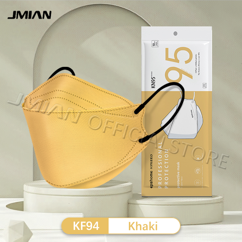 JMIAN KF94 Mask 50pcs Korean style mask 4-layer protection adult ...