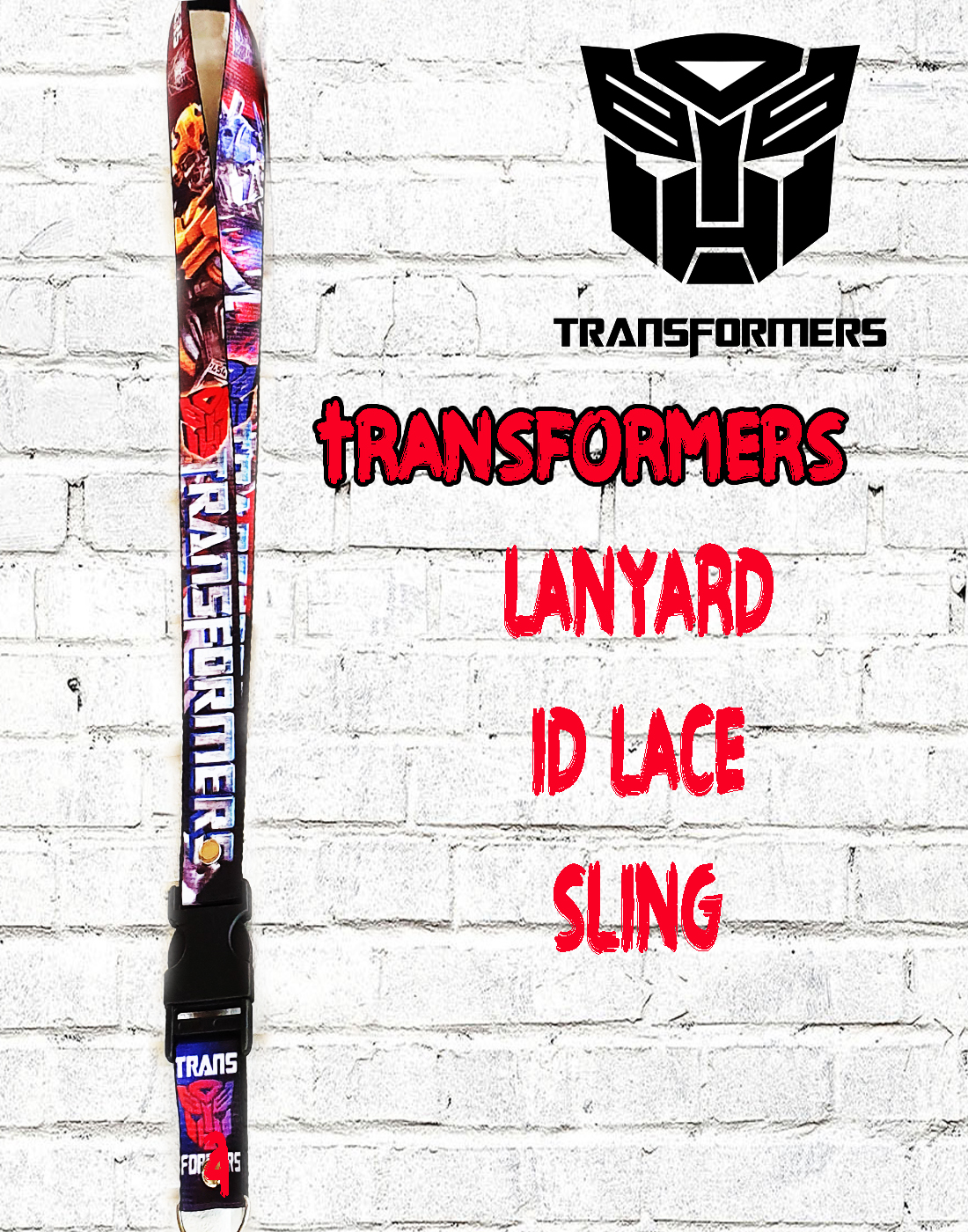 transformers lanyard neck strap sling id lace PREMIUM QUALITY | Lazada PH