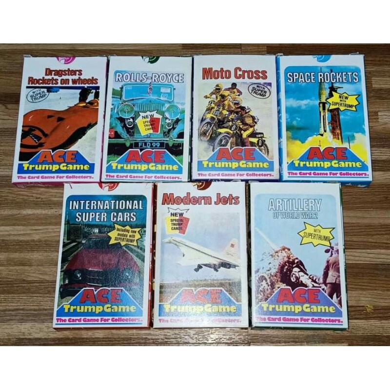 %dbVintage Ace Super Trump Game Cards | Lazada PH