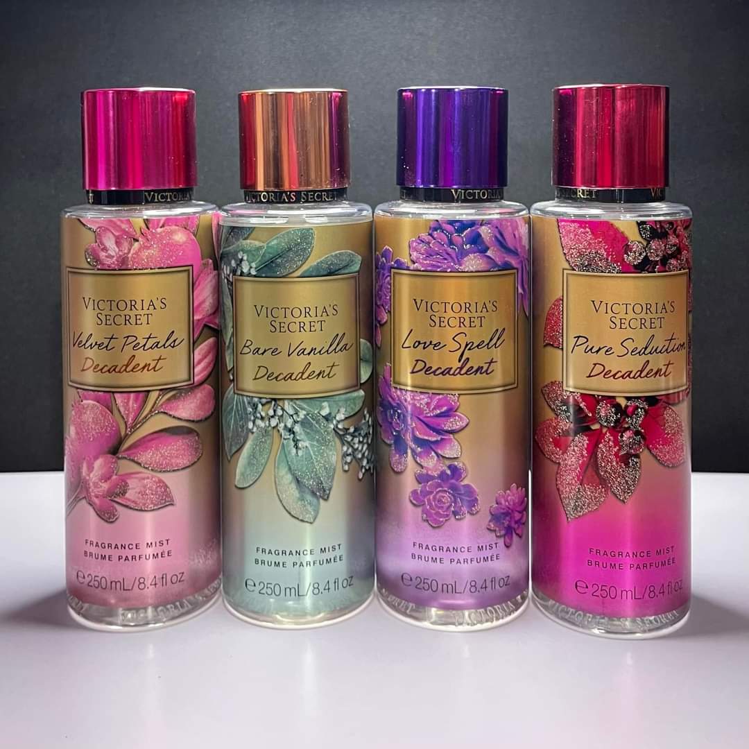 VS Decadent collection perfume fragrance mist for men and women 250ml ...