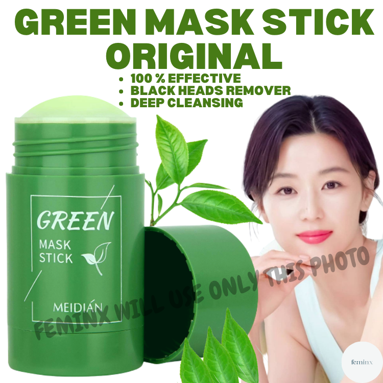 Green Mask Stick Original Blackheads Acne Cleansing Green Tea Purifying ...