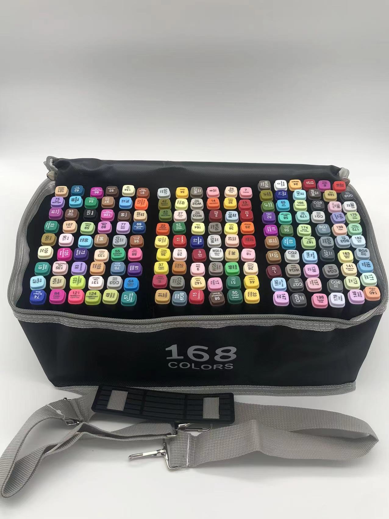 Touch 24/36/48/60/80/120/168/262pcs Color Double-headed Mark Black ...