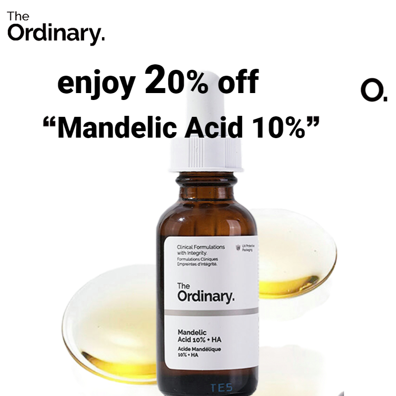 The Ordinary Pimple&Acne Remover Serum Mandelic Acid 10% + HA Peeling ...