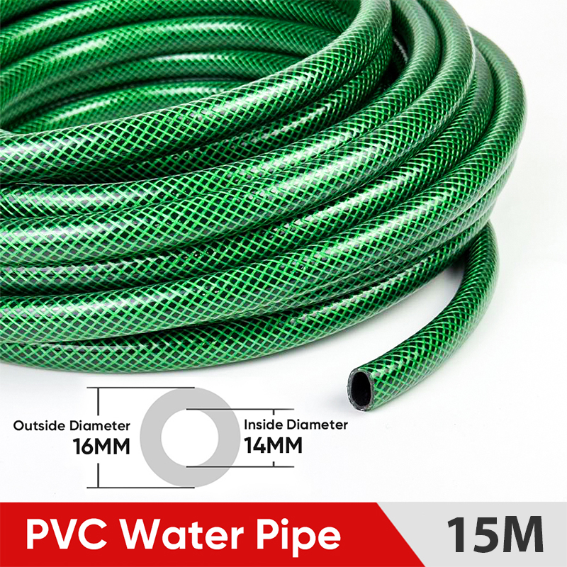 Mitsushi 15m/10m/5m Water Hose Heavy Duty PVC Garden Set Watering ...