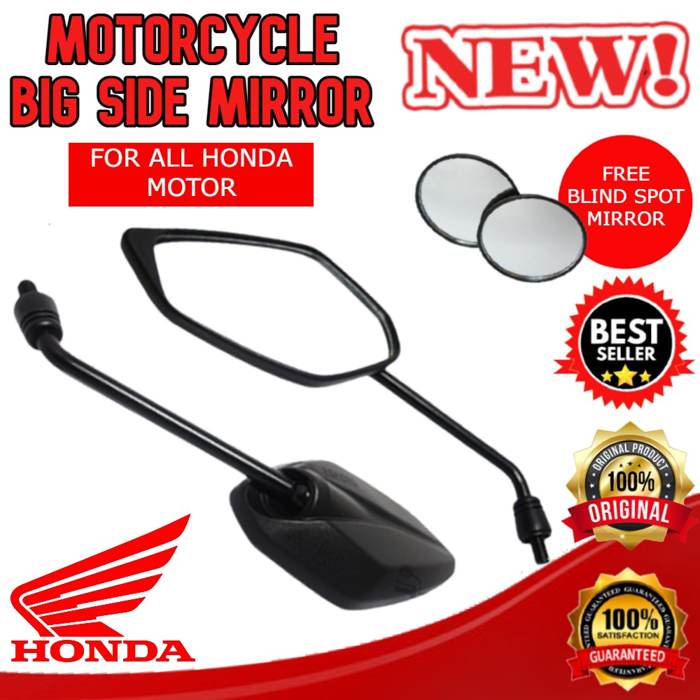 HONDA RS125 FI - Honda Side Mirror Long Stem ( 1 SET ) Motorcycle Side ...