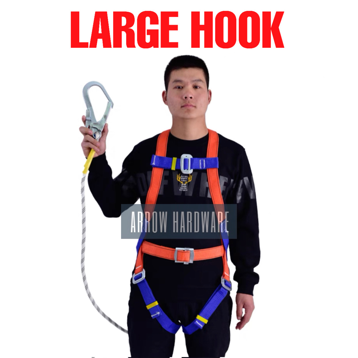 Fall Protection Harness Full Body Safety Harness Construction Adjustable Belt With Hook | Lazada PH
