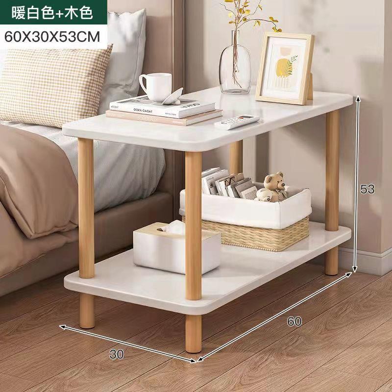 Wood Side Table Fast to Assemble Multi--function Fashionable Durable ...