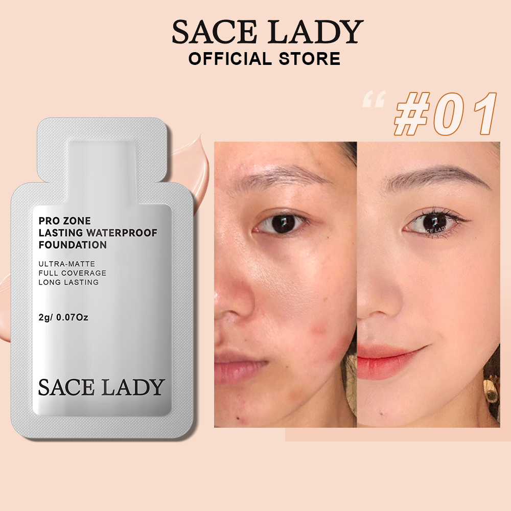 SACE LADY Waterproof Sample Long lasting Liquid Lipstick+Purifying ...