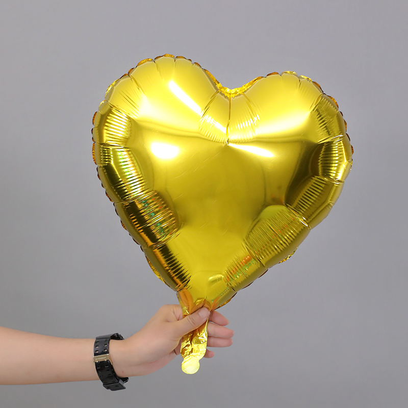10inch Foil Heart Balloon 1PCS Shape Balloon Birthday Party Wedding ...