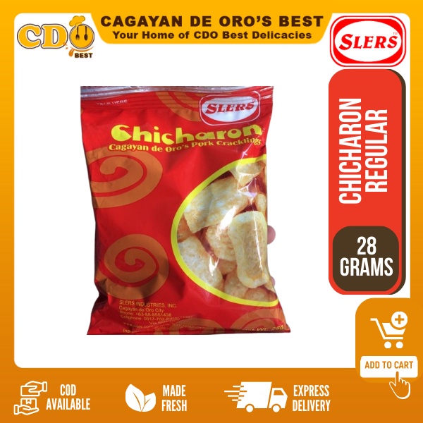 CDO Slers Pork Chicharon Crackling Small Pack | Snacks Pulutan Ulam ...